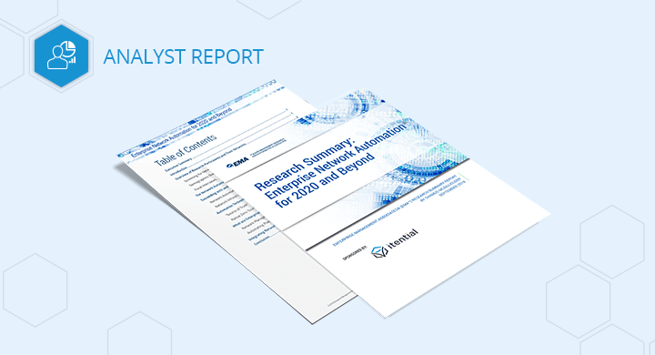 Itential Report | Enterprise Network Automation for 2020 & Beyond