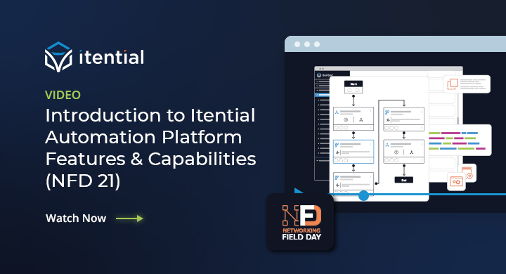 NFD21 | Itential Automation Platform - Network Applications