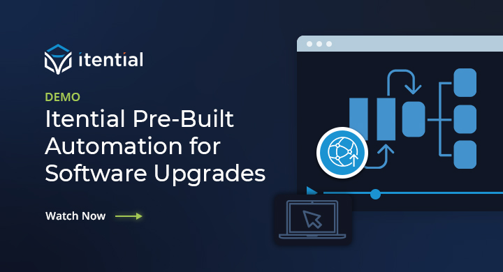 How To Execute A Cisco Ios Software Upgrade With Itential
