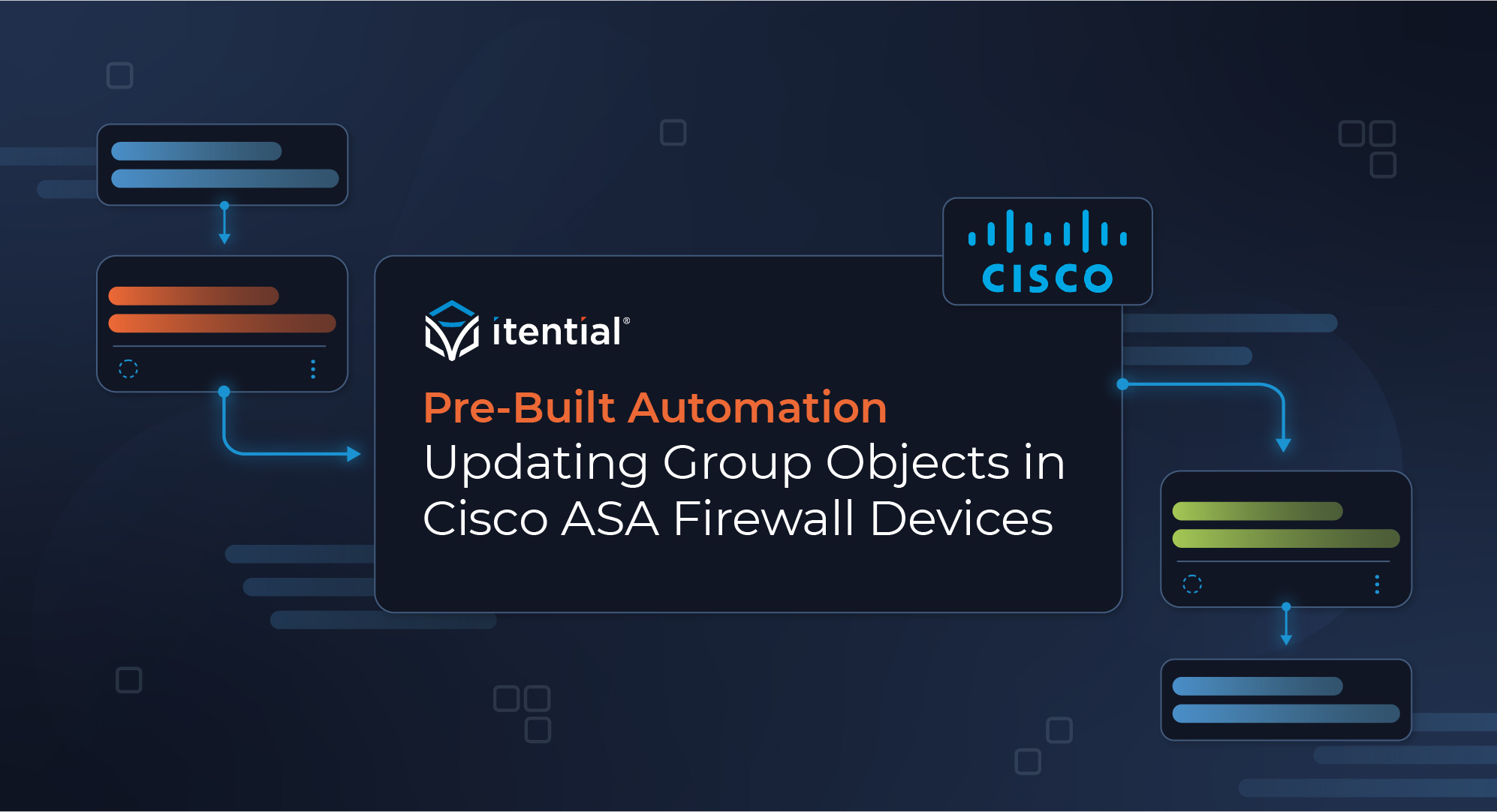 Itential Pre-Built Automation: Updating Group Objects in Cisco ASA ...