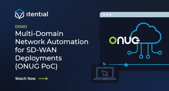 Multi-Domain Automation for SD-WAN & Multi-Cloud Deployments