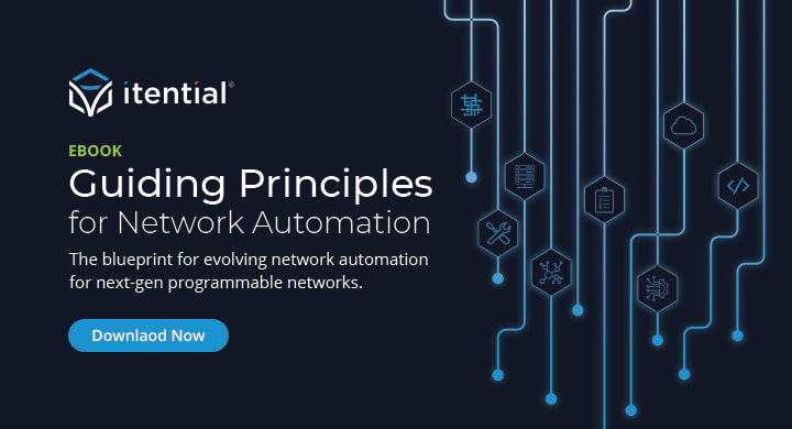 Itential | eBook: Guiding Principles for Network Automation