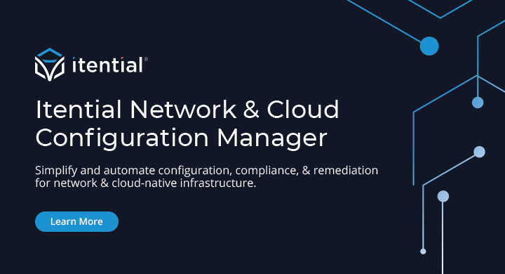 How To Build A Golden Configuration For Network Devices Itential Configuration Manager