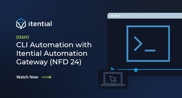 Cli Automation With Itentials Automation Gateway Nfd 24