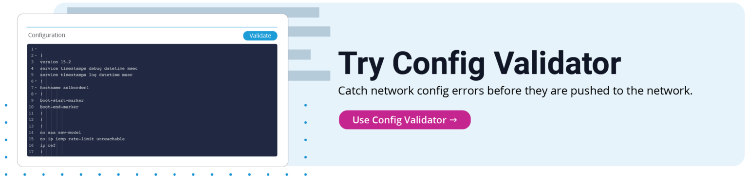 Config Validator Developer Tool Itential Network Automation