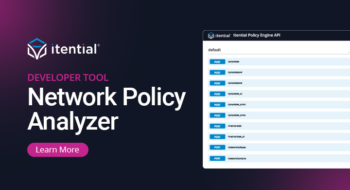 Network Policy Analyzer - Developer Tool | Itential Network Automation