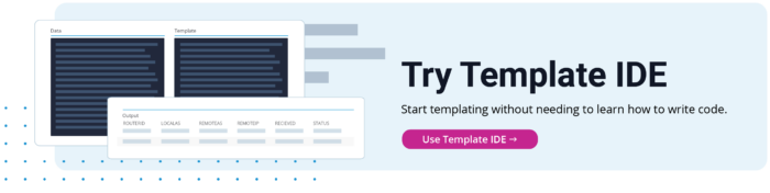 Template IDE - Developer Tool | Itential Network Automation