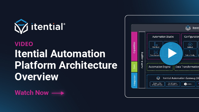 Itential Architecture Overview