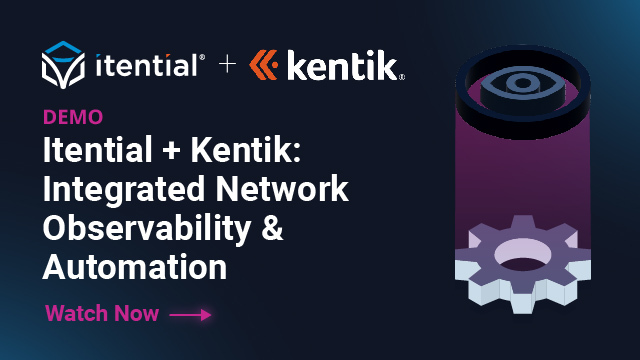 Itential Kentik Integrated Network Observability And Automation