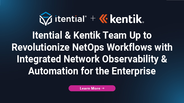 Itential & Kentik Team Up to Revolutionize NetOps Workflows with Integrated Network ...