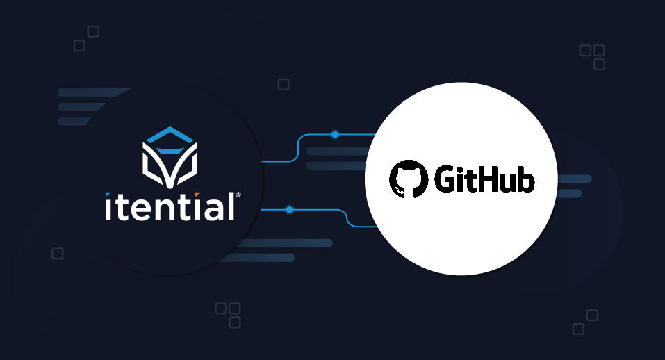 Integrating Github With Itential As A Common Data Source For Network