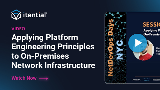 Applying Platform Engineering Principles to On-Premises Network ...