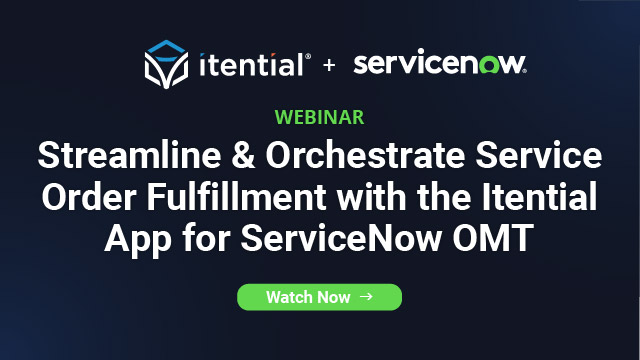 Streamline & Orchestrate Service Order Fulfillment with the Itential ...