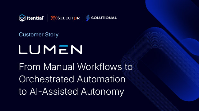 Lumen’s Network Transformation Journey: Manual Workflows to AI ...